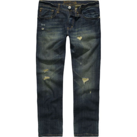Infamous | Jeans | Infamous Lone Wolf Mens Destruct Denim Jeans 33x3 ...
